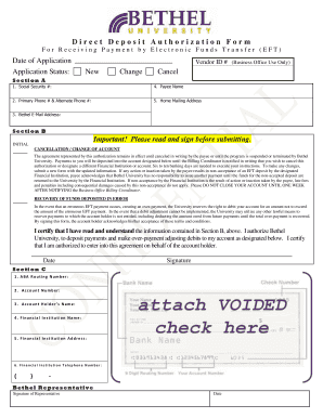 Fillable Online attach VOIDED check here - Sitemason Fax Email Print ...