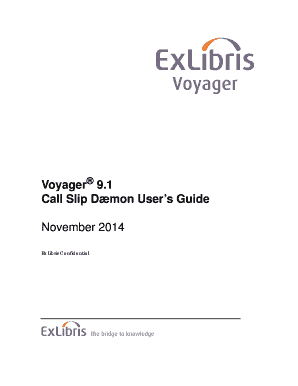 Fillable Online Call Slip. Version 9.1 Fax Email Print - pdfFiller