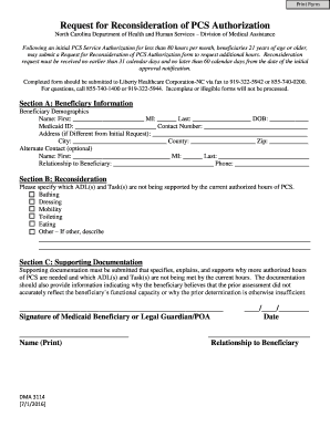 Fillable Online DMA-3114-ia.pdf. Request for Reconsideration of PCS ...