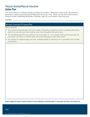 Fillable Online nemours Physical Activity/Physical Education Fax Email Print - pdfFiller