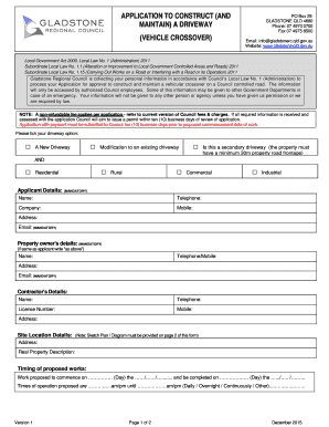Fillable Online gladstone qld gov Use this form to apply for a Letter ...