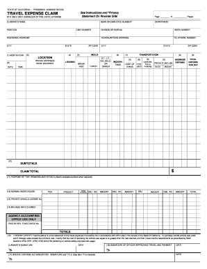 travel expense reimbursement form in excel Templates - Fillable ...