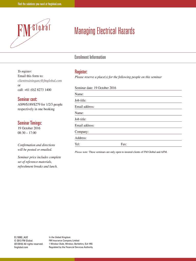 Fillable Online Managing Electrical Hazards Fax Email Print - pdfFiller