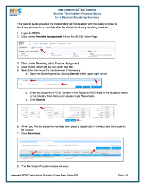 Fillable Online Independent SETSS Teacher Fax Email Print - pdfFiller