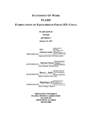 Fillable Online flare pppl Preparation, Review & Approval of ...