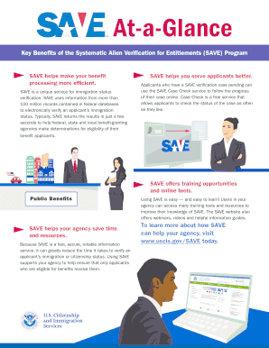 Fillable Online Key Benefits of the Systematic Alien Verification for ...