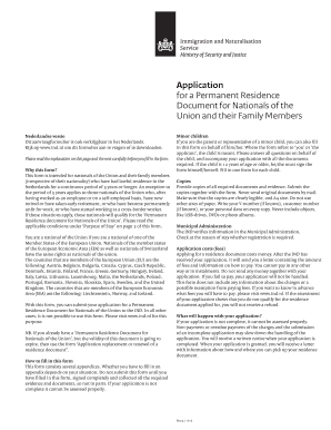 Fillable Online for a Permanent Residence Fax Email Print - pdfFiller