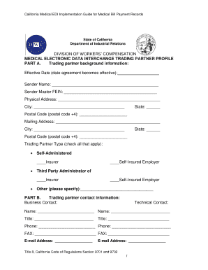 Fillable Online dir ca Medical Electronic Data Interchange Trading ...