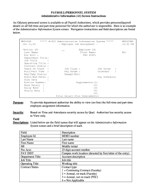 Fillable Online mdc Admin Info Screen-Revised.doc Fax Email Print - pdfFiller