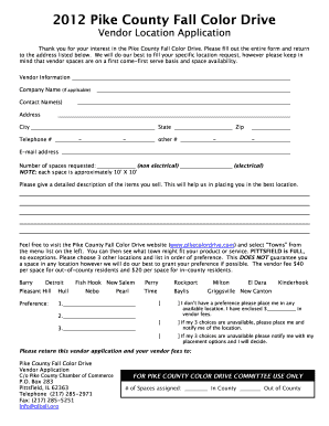 Fillable Online Pike County Fall Color Drive - Pike County Illinois ...