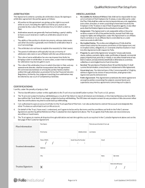 Fillable Online Qualified Retirement Plan Setup Form Fax Email Print ...