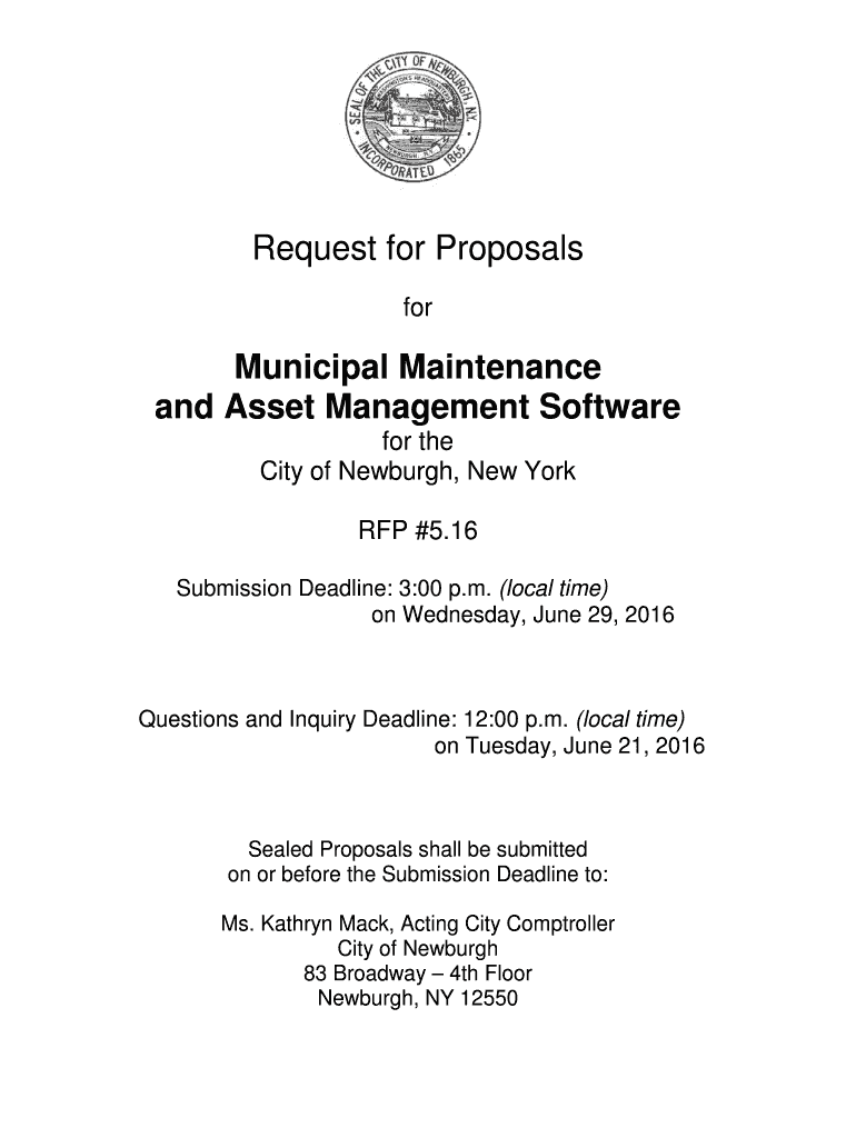 Fillable Online RFP Document.pdf - Empire State Purchasing Group Fax ...