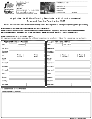 Fillable Online rother gov Authority s website Fax Email Print - pdfFiller