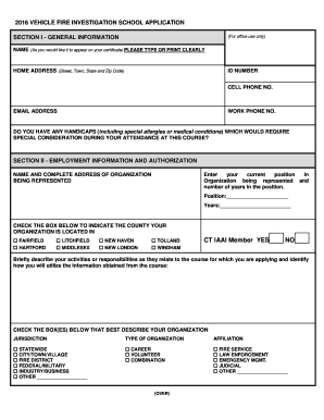 Fillable Online Vehicle Fire Investigation School Fax Email Print ...