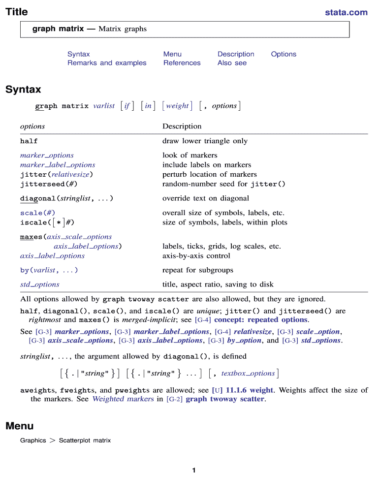 Fillable Online graph matrix Matrix graphs Fax Email Print - pdfFiller