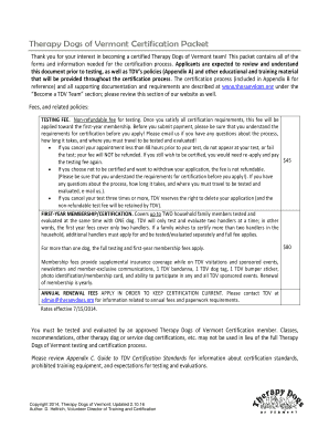 Fillable Online Certification Packet Fax Email Print - pdfFiller