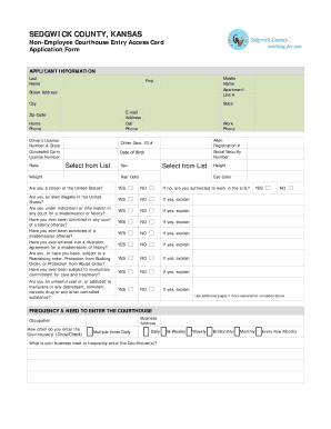 Fillable Online sedgwickcounty Form - Sedgwick County Fax Email Print ...