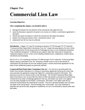Fillable Online Commercial Lien Law Fax Email Print - pdfFiller