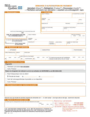 Fillable Online Formulaire 8057 - Demande d 'autorisation de paiement ...