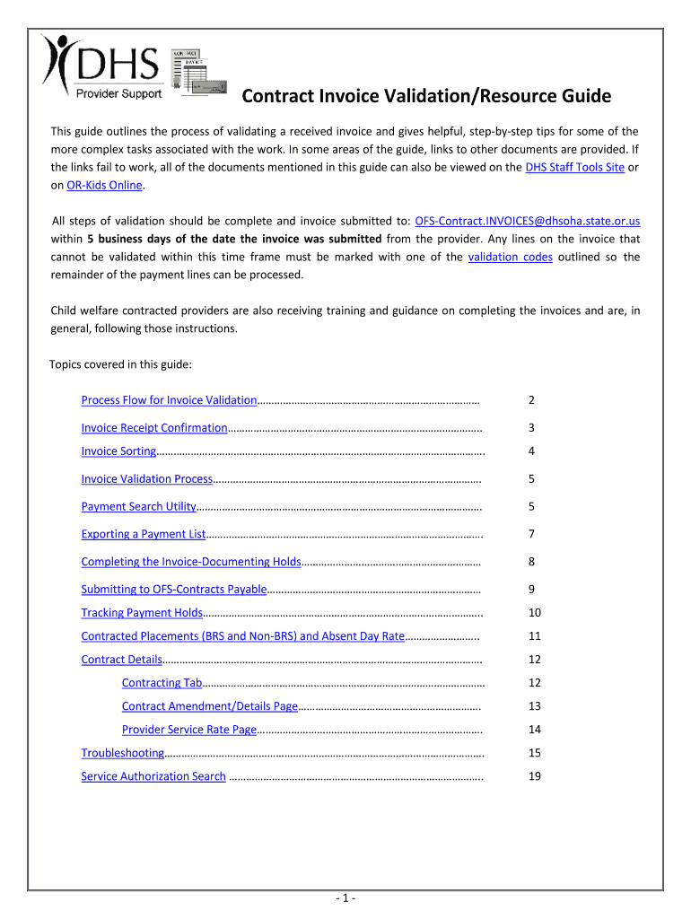 Fillable Online This guide outlines the process of validating a ...