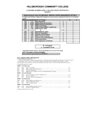 Fillable Online hccfl Medical Office Management Fax Email Print - pdfFiller