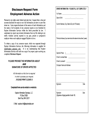 Fillable Online Employment Adverse Action Fax Email Print - pdfFiller