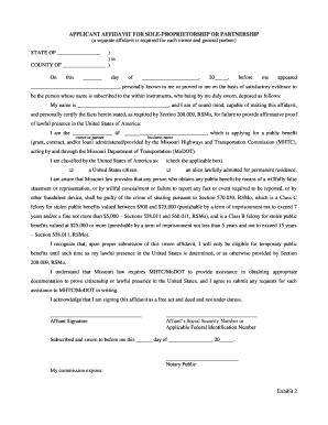 Declaration Of Sole Proprietorship - Fill Online, Printable, Fillable ...