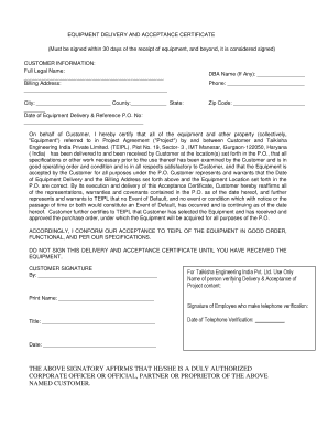 Fillable Online orangepeel Client Delivery Acceptance Form - Orange ...