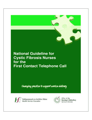 Fillable Online hse CF First Contact Call Guideline Version 1 Final 2 ...
