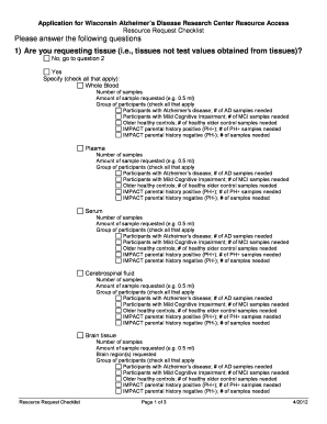 Fillable Online adrc wisc Please refer to the Guidelines document before completing the ... Fax ...