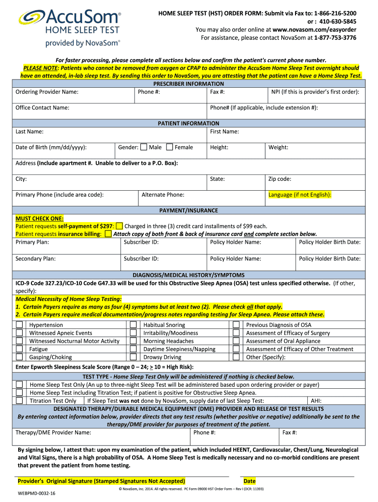 Fillable Online (HST) ORDER FORM - Providers Amerigroup Fax Email Print ...