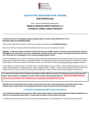 Fillable Online CANADIAN RED CROSS INSTRUCTORS / TRAINERS (FOR Fax ...