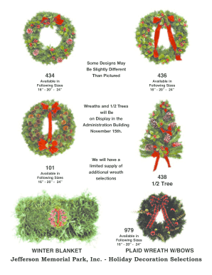 Fillable Online jeffersonmemorial 2005 holiday wreath order form ...