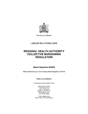 Fillable Online LABOUR RELATIONS CODE Fax Email Print - pdfFiller