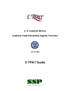 Fillable Online C-TPAT Guide Fax Email Print - pdfFiller