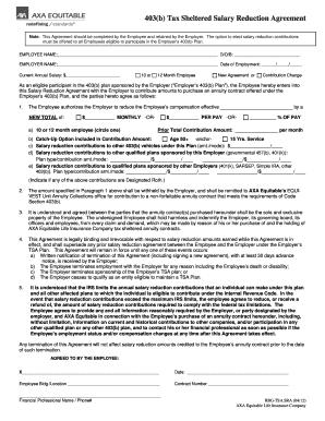 Fillable Online paulbernier 403(b) SRA Form rev 04-2012 - paulbernier ...