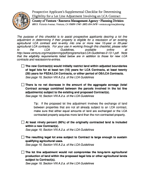 Fillable Online Prospective Applicant s Checklist for Determining ...