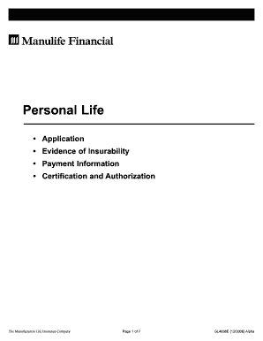 Fillable Online Personal Life Fax Email Print - pdfFiller