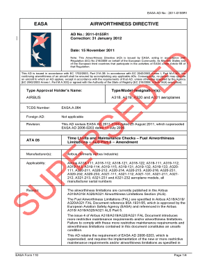 Fillable Online EASA Form 112 - (N)PAD Template - Europa Fax Email ...