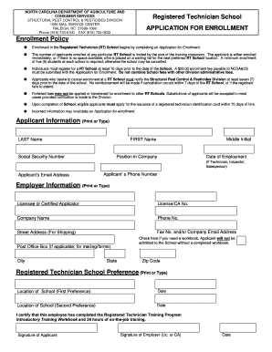 Fillable Online ncagr rtt School Enrollment Form fill in.doc Fax Email ...