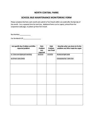 Fillable Online ncp k12 in NORTH CENTRAL PARKE Fax Email Print - pdfFiller