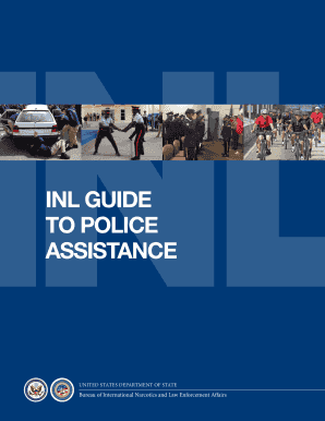 Fillable Online state The INL Guide to Police Assistance. Police ...