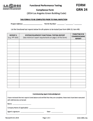 Fillable Online ladbs FORM GRN 24 - LADBS - ladbs Fax Email Print ...