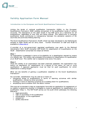 Fillable Online nlqf Validity Application Form Manual - nlqf Fax Email ...