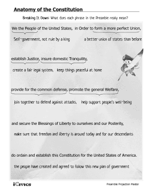 Fillable Online establish Justice, insure domestic Tranquility, Fax ...