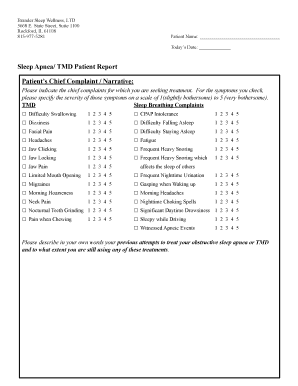 Fillable Online CPAP Intol, Epworth, Med Release, SA Complaints, Fax ...