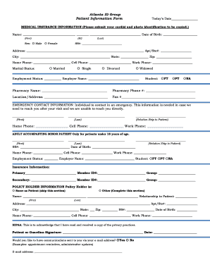 Fillable Online Atlanta ID Group Fax Email Print - pdfFiller
