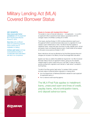 Fillable Online Covered Borrower Status Fax Email Print - pdfFiller