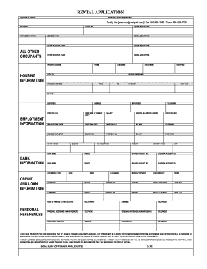 Fillable Online LOCATION OF RENTAL Fax Email Print - pdfFiller