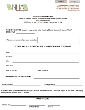 Fillable Online newarkha 500 Broad Street Newark, NJ 07102 Fax Email Print - pdfFiller